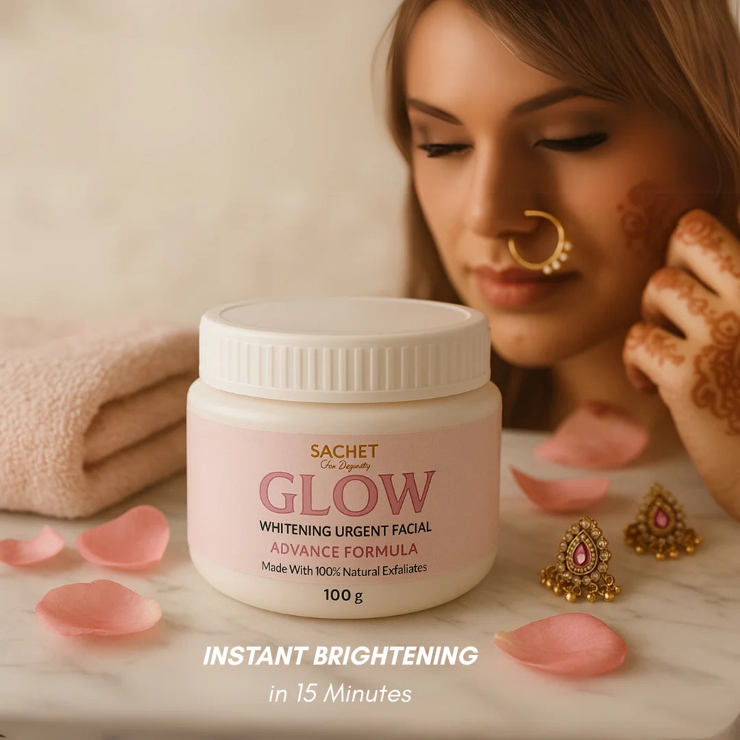 Glow Whitening Urgent Facial (100g) - Instant Glow in Pakistan – SACHET