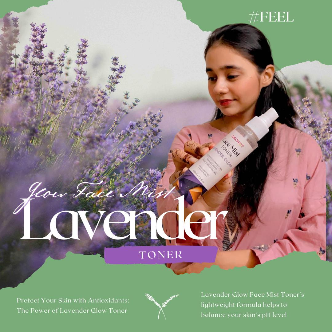 Lavender Glow Face Mist Toner : SACHET